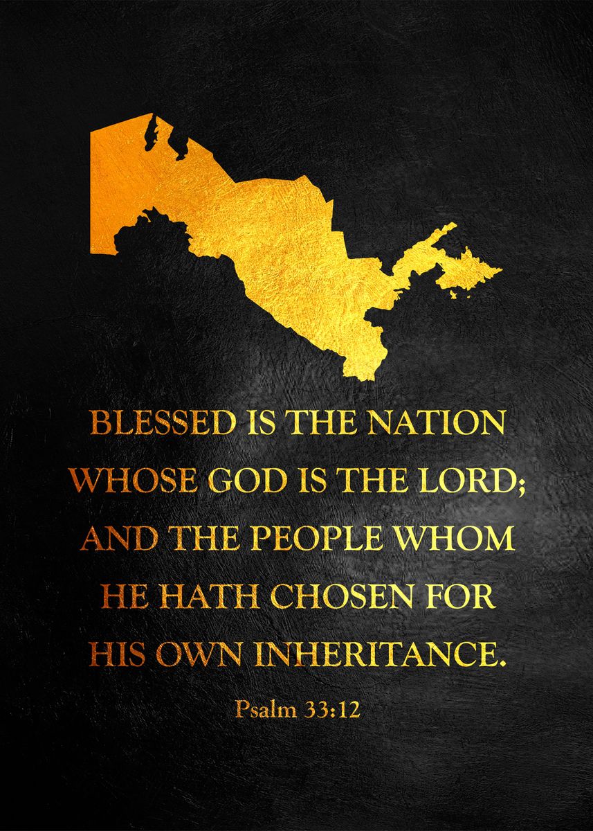 'Uzbekistan' Poster, picture, metal print, paint by ABConcepts | Displate