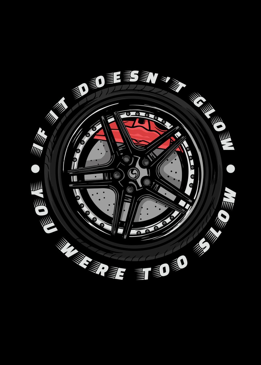 'TOO SLOW' Poster, picture, metal print, paint by thetshirtshop2020 ...