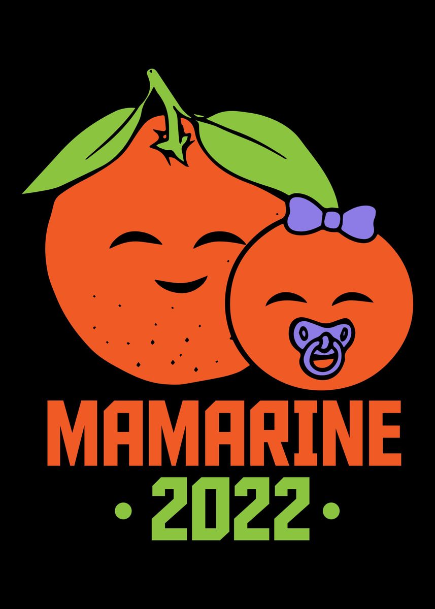 'Pregnancy Baby 2022 Birth' Poster, picture, metal print, paint by ...