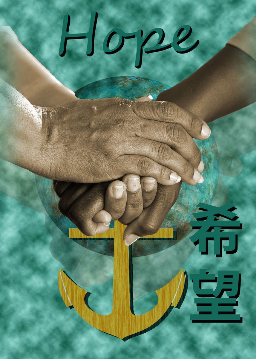 'Hope' Poster, picture, metal print, paint by David Campling | Displate