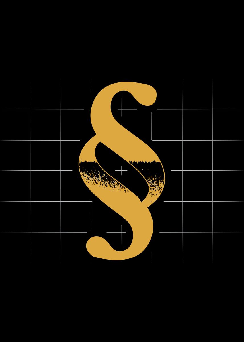 'Paragraph Lawyer Gift' Poster by TW Design | Displate