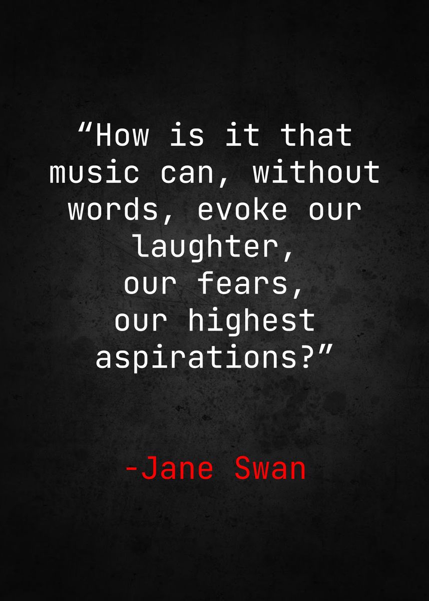 'Music Quotes' Poster by cutting | Displate