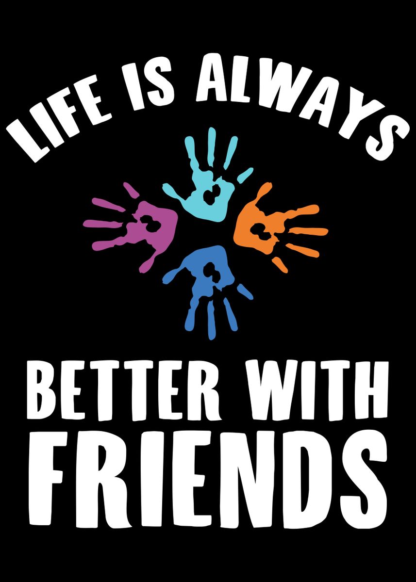 'Best Friend Friendship BFF' Poster by SCHNUandME | Displate