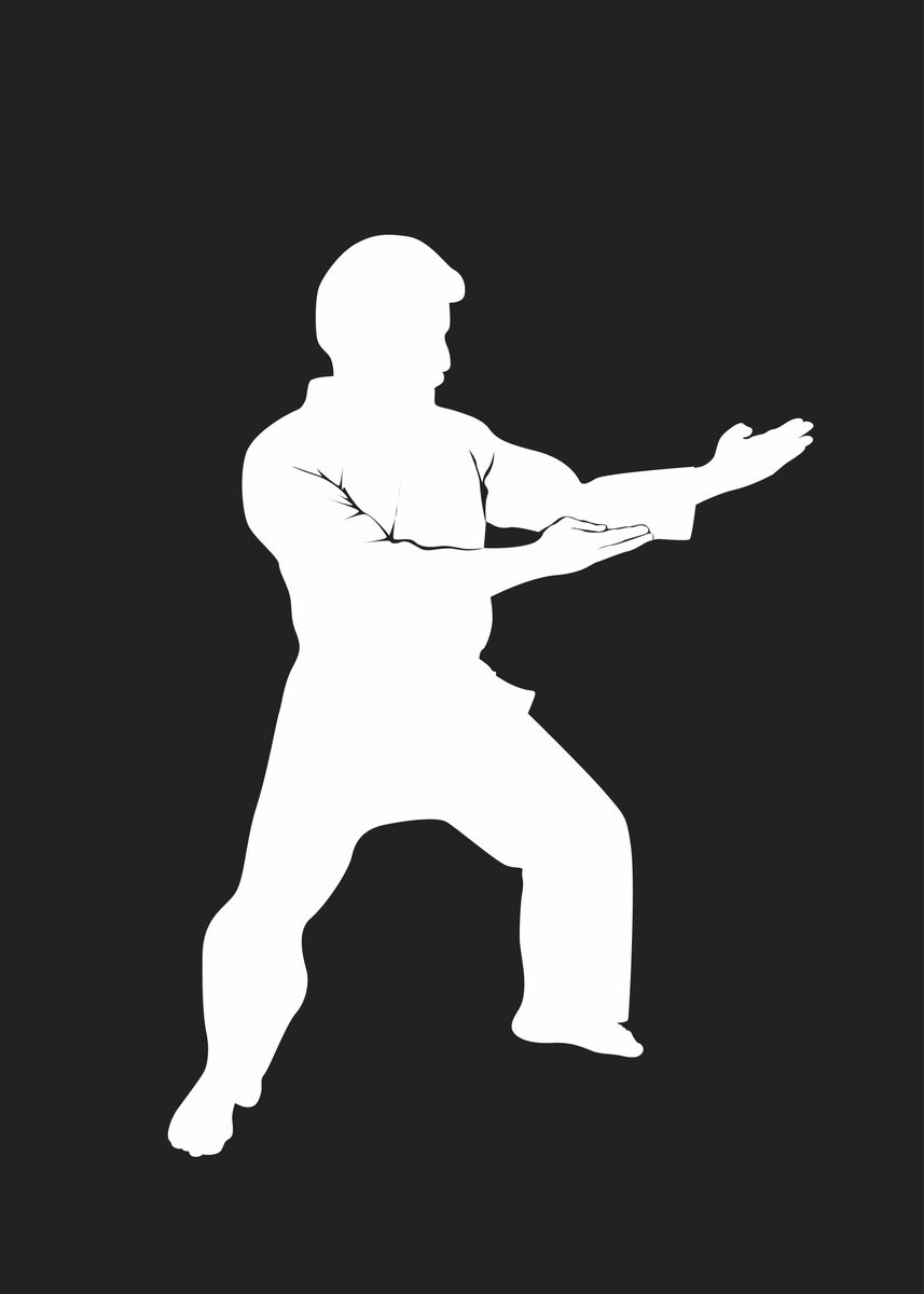 'kata karate' Poster, picture, metal print, paint by Ratna Mutia Dewi ...