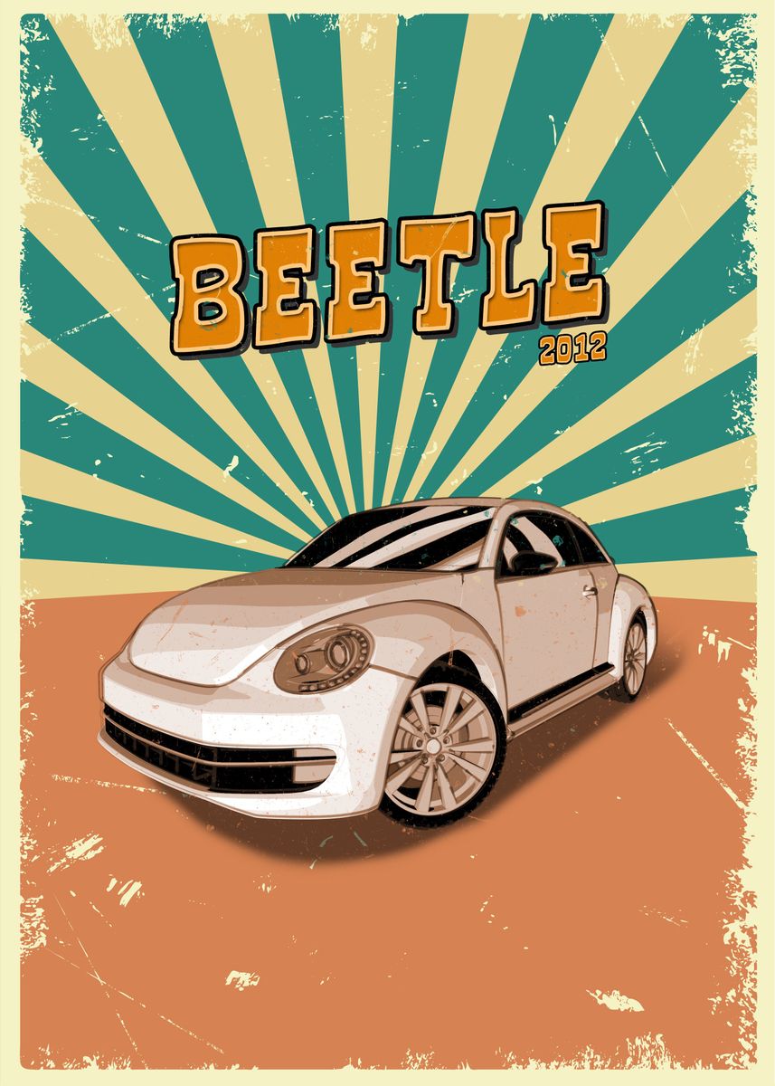 'German Car' Poster, picture, metal print, paint by 21 MXM | Displate