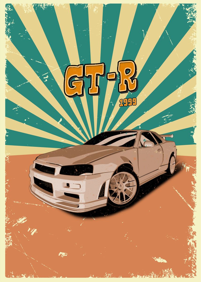 'JDM Car' Poster, picture, metal print, paint by 21 MXM | Displate