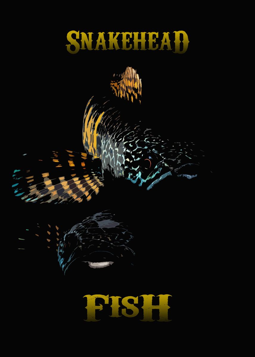 'Snakehead Fish' Poster by Imitasi | Displate