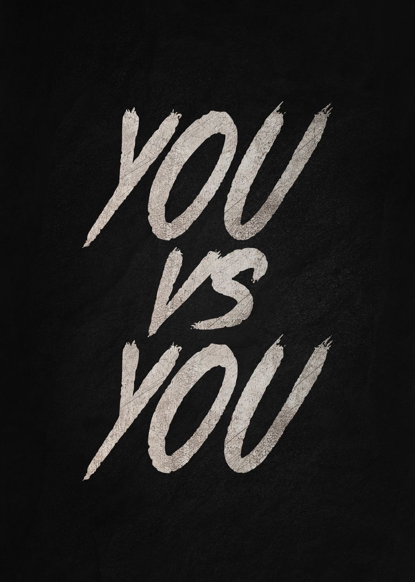 'You vs You' Poster, picture, metal print, paint by Conceptual ...