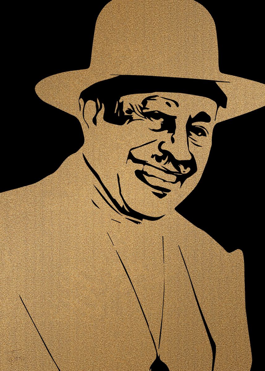 'Cab Calloway' Poster, picture, metal print, paint by Petra ...