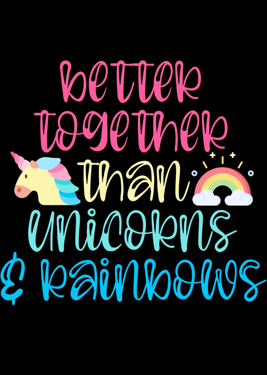 'Best Friend Friendship BFF' Poster, picture, metal print, paint by ...