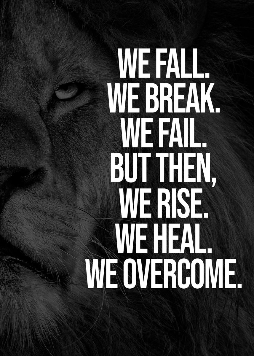 'We Overcome' Poster, picture, metal print, paint by Conceptual ...