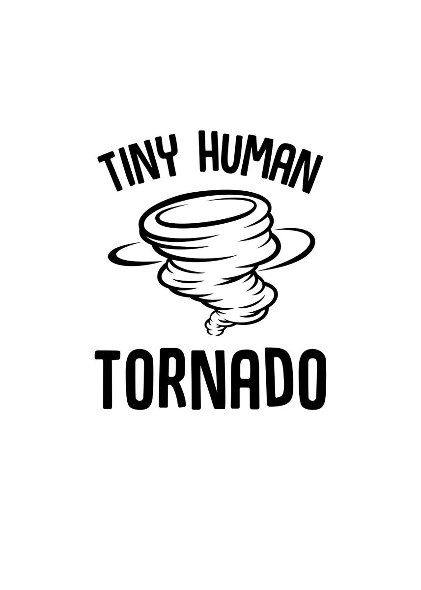 'Tiny Human Tornado' Poster, picture, metal print, paint by Francois ...