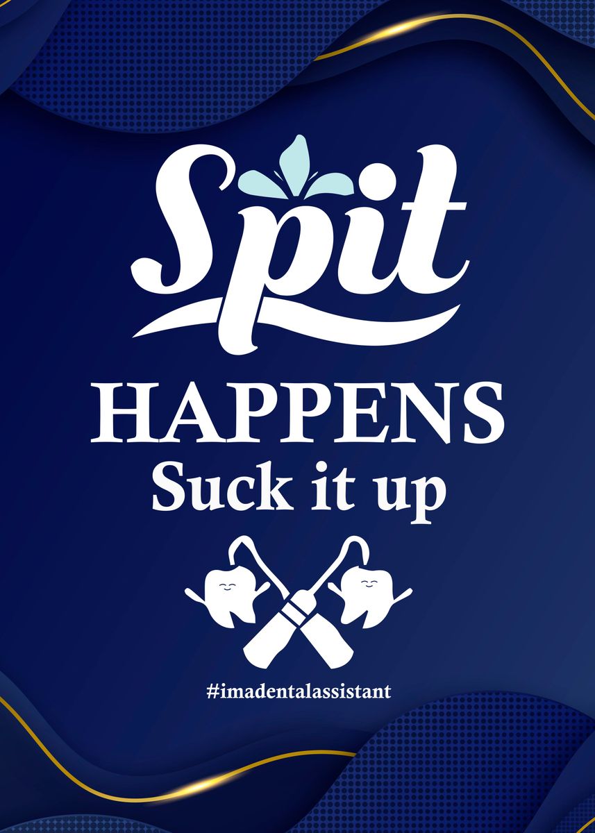 'Spit Happens' Poster, picture, metal print, paint by AndrejZT | Displate