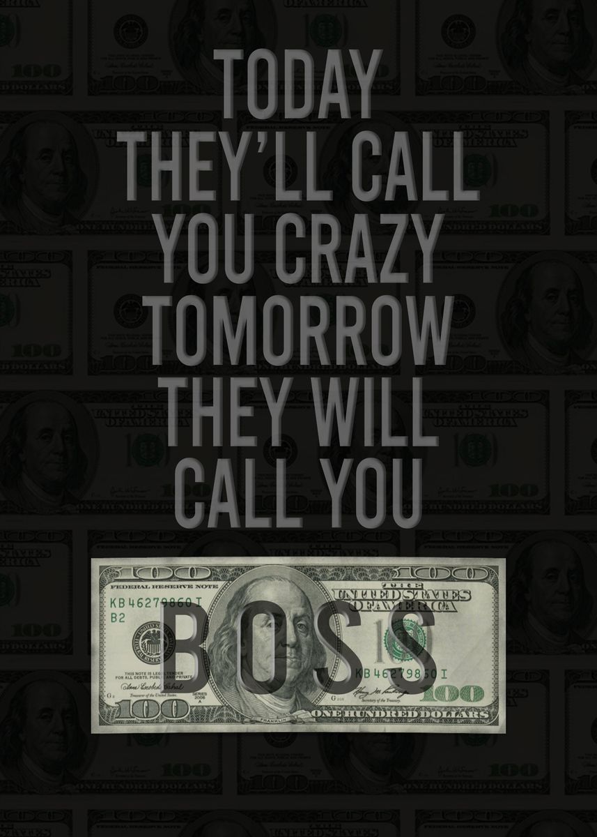 'Boss' Poster, picture, metal print, paint by Conceptual Photography ...
