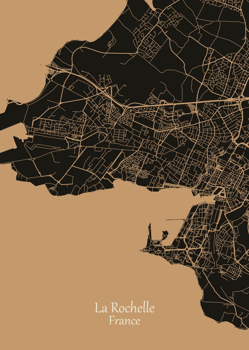'La Rochelle City France' Poster by Gigi Bgm | Displate