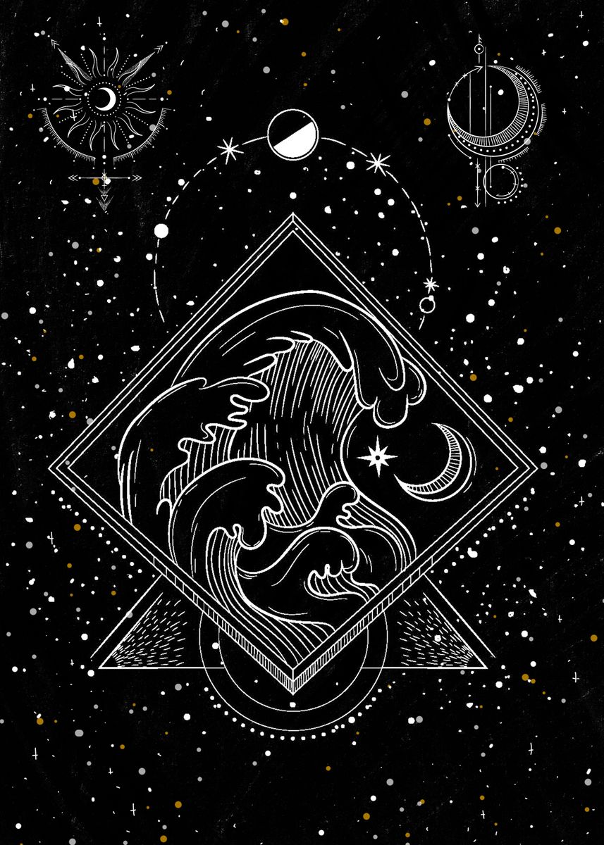 'Water Element' Poster, picture, metal print, paint by Lucia ...