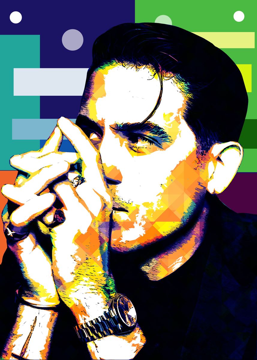 'G Eazy ' Poster, picture, metal print, paint by Faa Ness | Displate