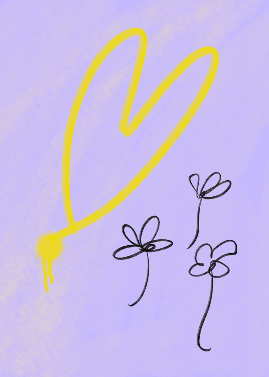 'LVM' Poster, picture, metal print, paint by Catiess | Displate