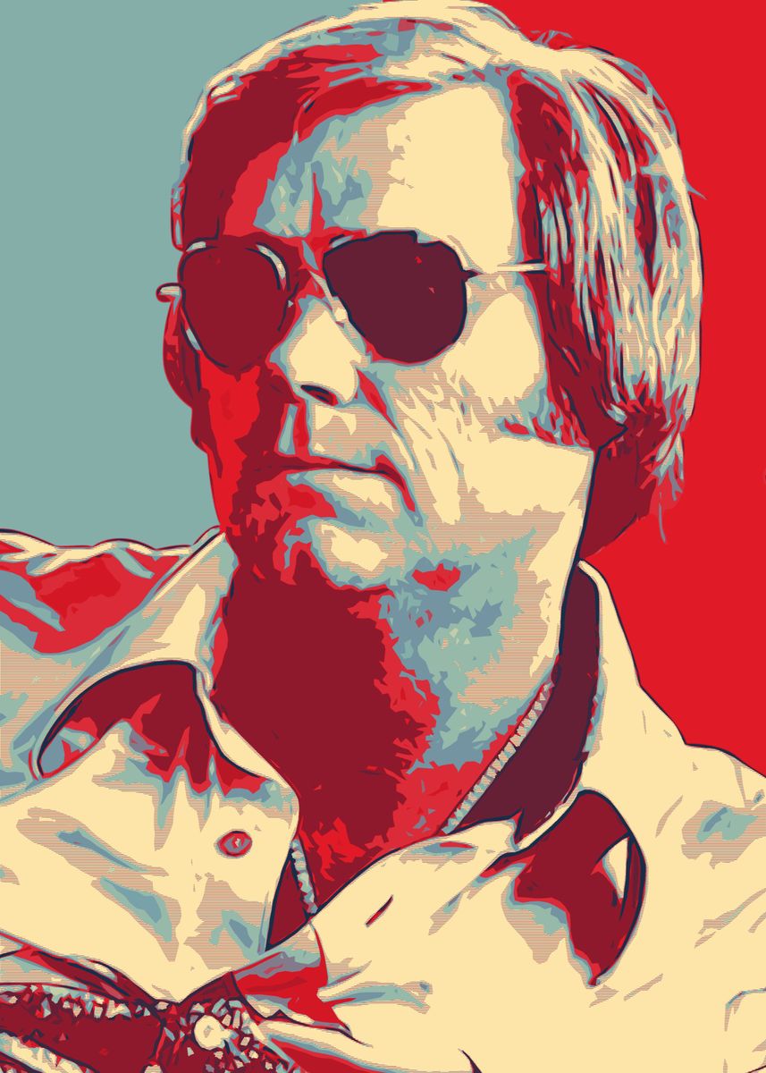 'George Jones' Poster, picture, metal print, paint by Ademba Boy | Displate