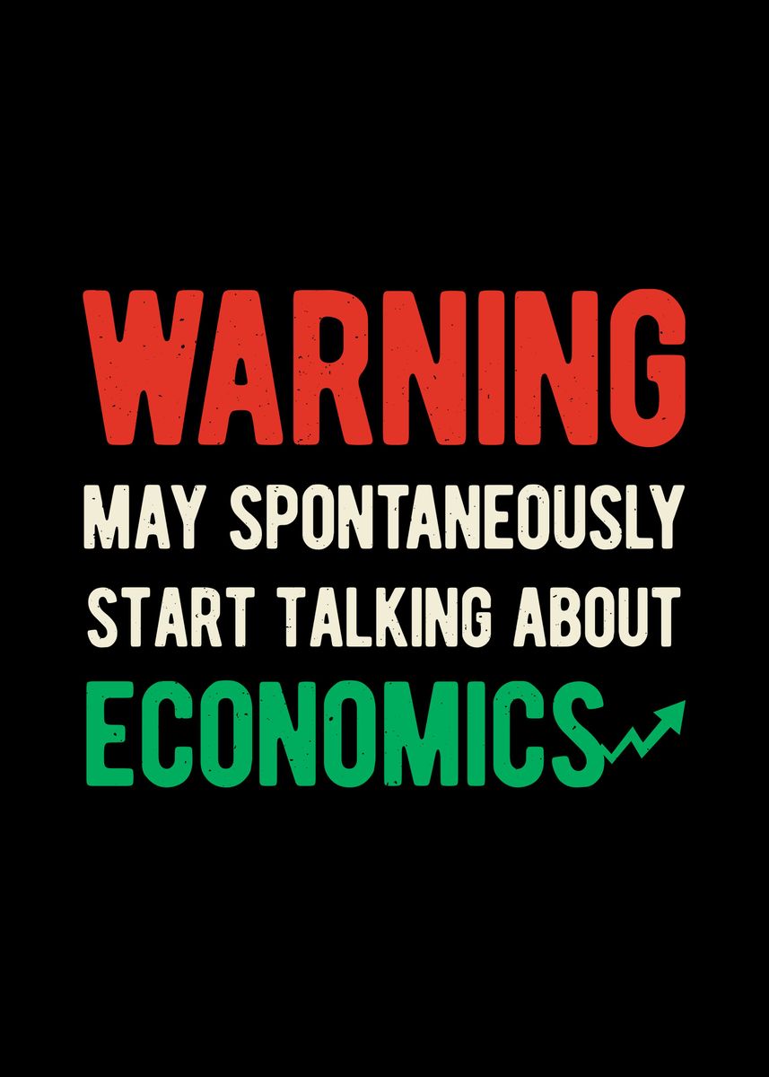'Funny Economics' Poster by Visualz | Displate