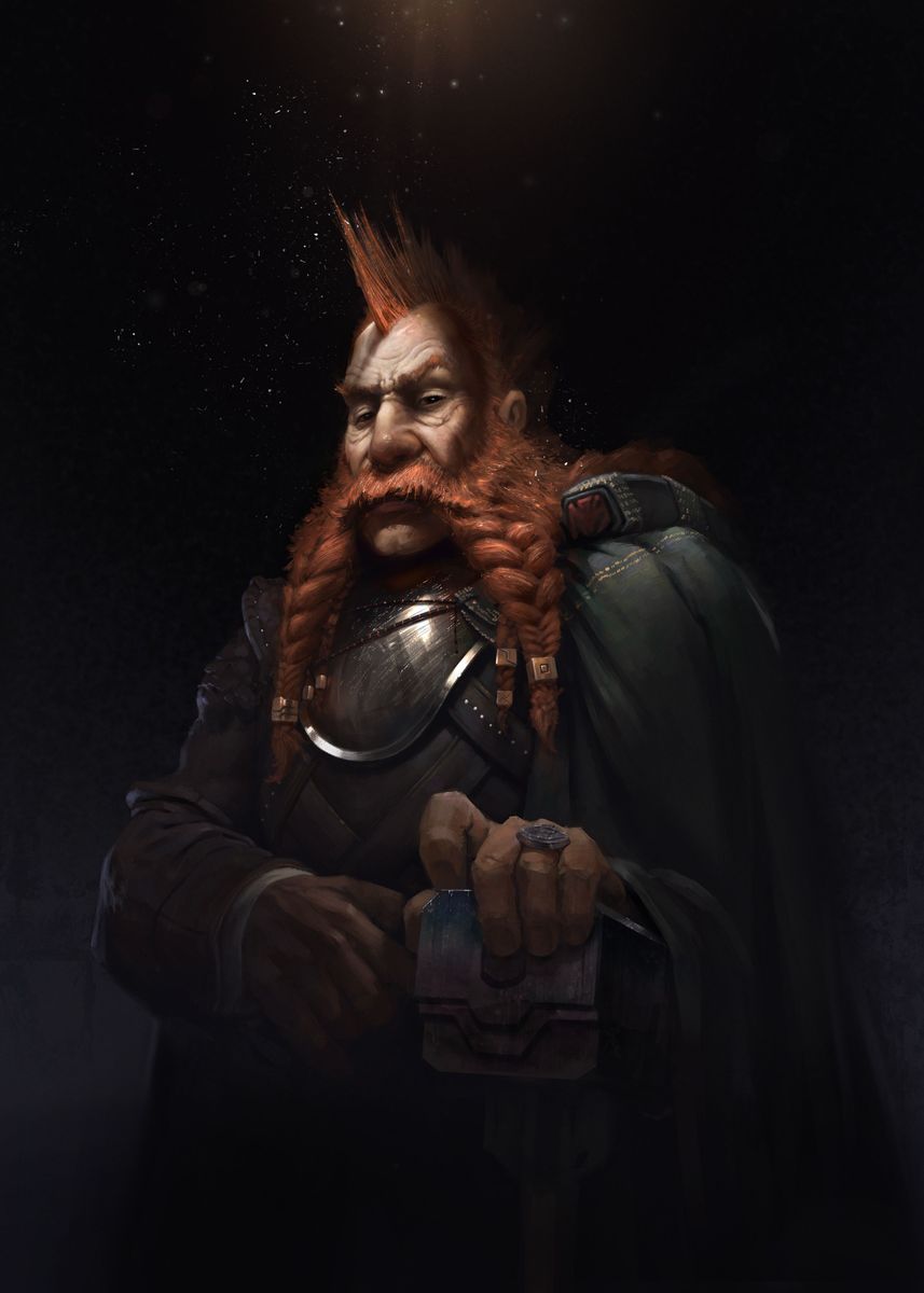 'Vall' Poster, picture, metal print, paint by Marius Bota | Displate