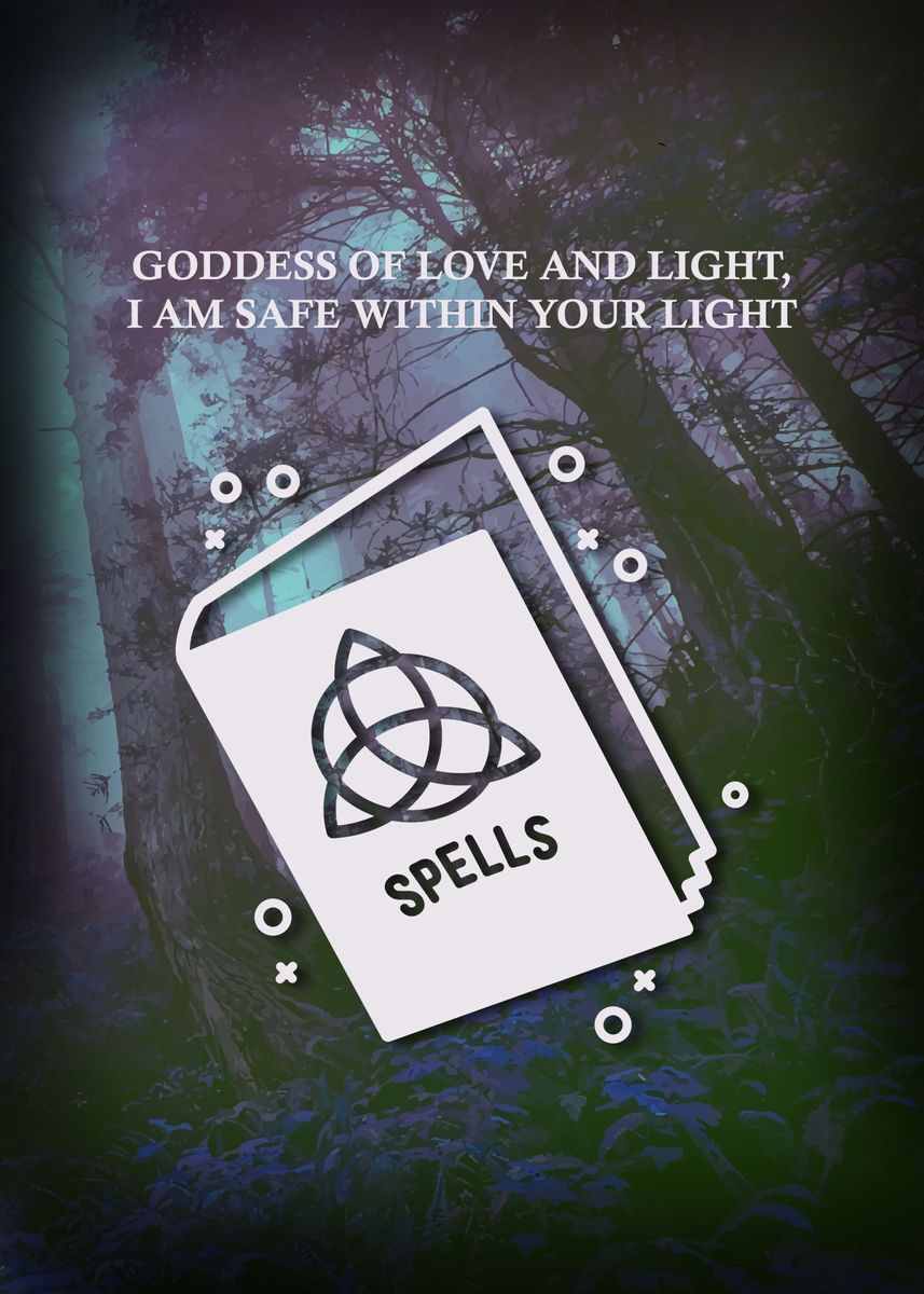 'Wicca Wall Art Decor' Poster, picture, metal print, paint by ...