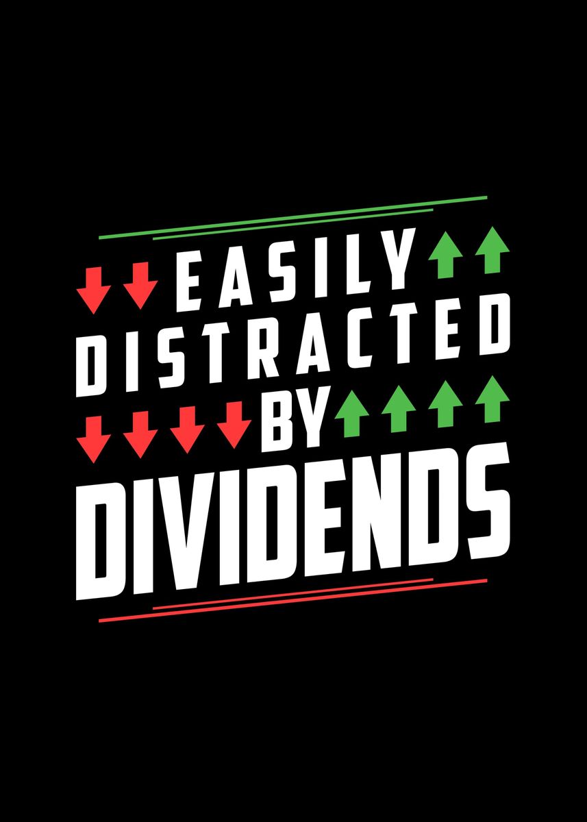 'Stock Market Dividends' Poster, picture, metal print, paint by ...