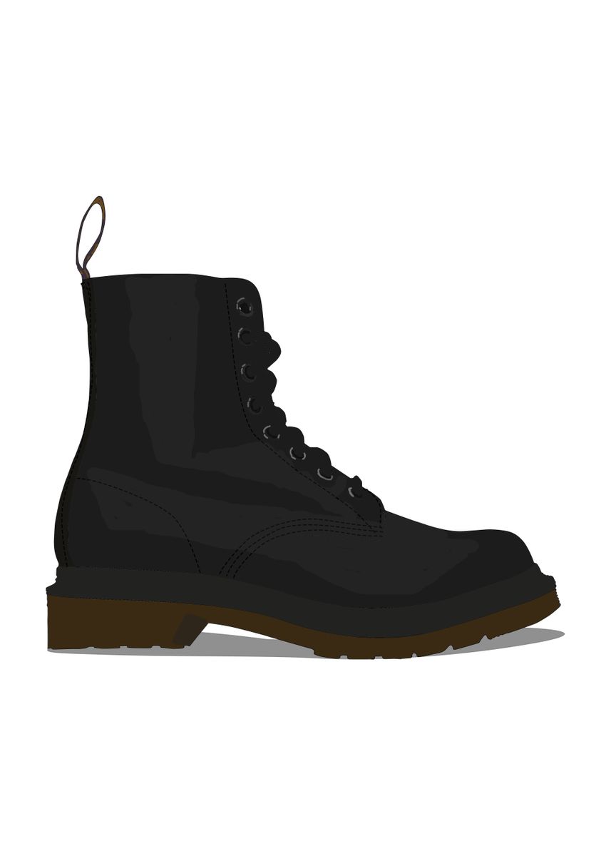 'Boots legendry' Poster by Indra Agus Setiawan | Displate