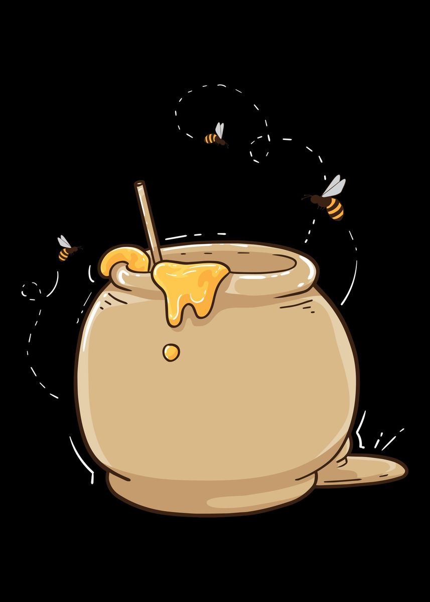 'Honey' Poster by BLVCKPLATE | Displate