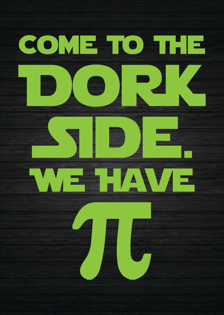 'Come To The Dork Side' Poster, picture, metal print, paint by CHAN ...