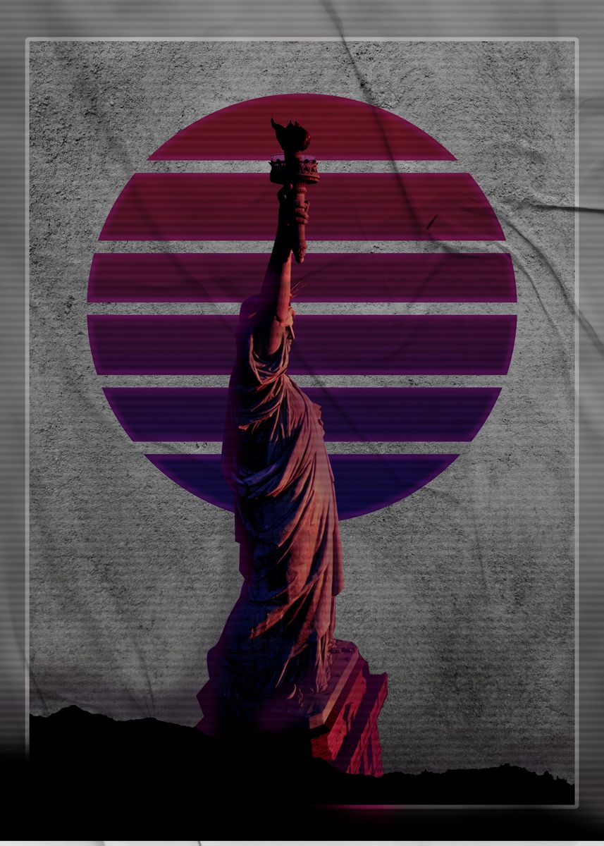 'The Word Liberty' Poster, picture, metal print, paint by Defi Saul ...
