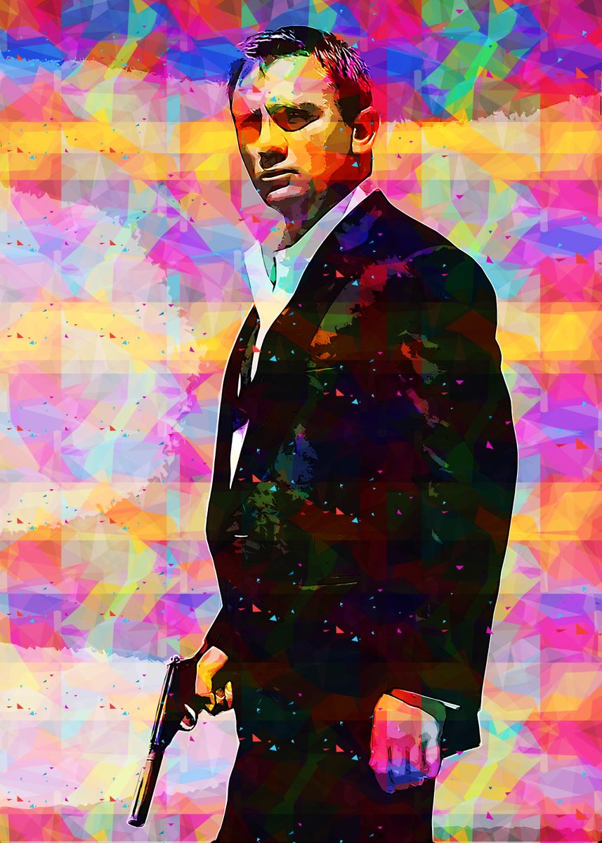 'Daniel Craig' Poster, picture, metal print, paint by Poster ...