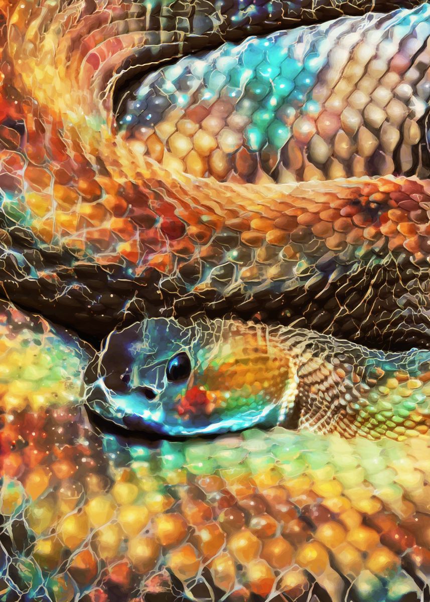 'Sandy' Poster, picture, metal print, paint by Ari Design | Displate