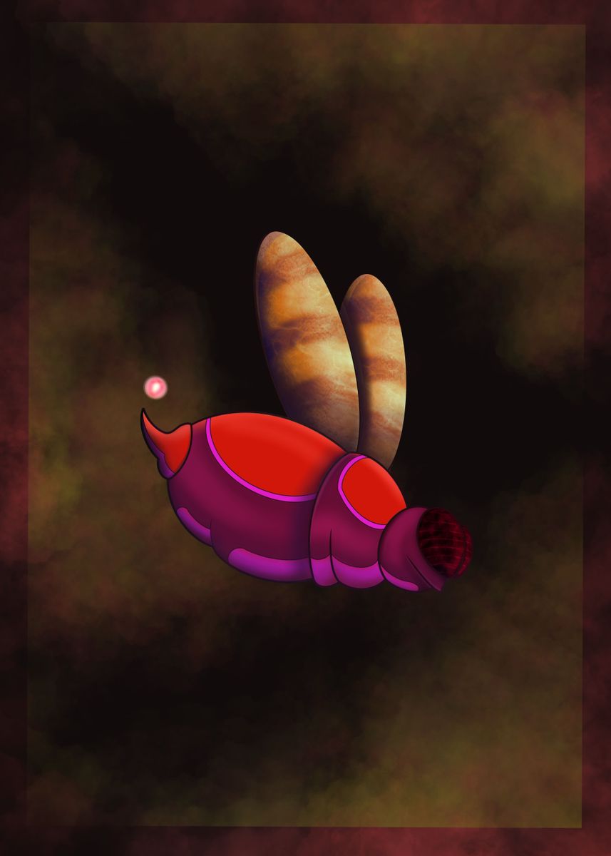 'Red One' Poster, picture, metal print, paint by Triv X | Displate