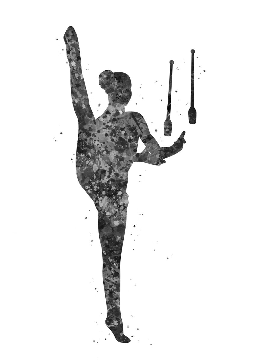 'Rhythmic juggling' Poster, picture, metal print, paint by Yahya Art ...