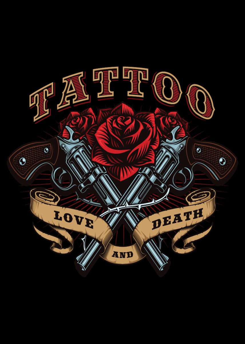 'Tattoo' Poster by Steven Zimmer | Displate