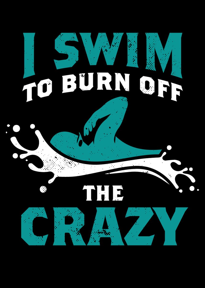 'Swimming Swimming Club' Poster by Statements | Displate