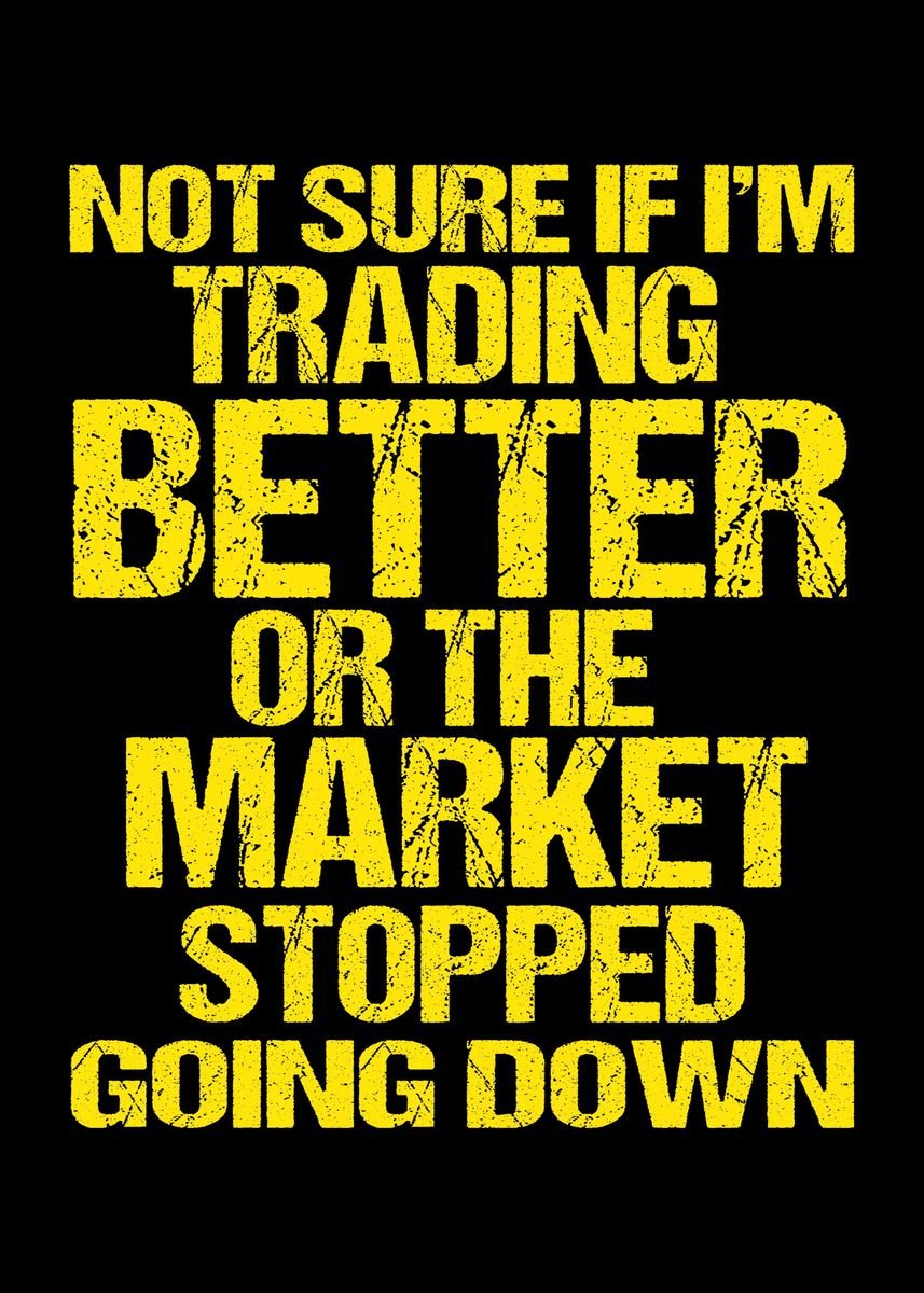 'Funny Stock Trader' Poster, picture, metal print, paint by FunnyGifts ...