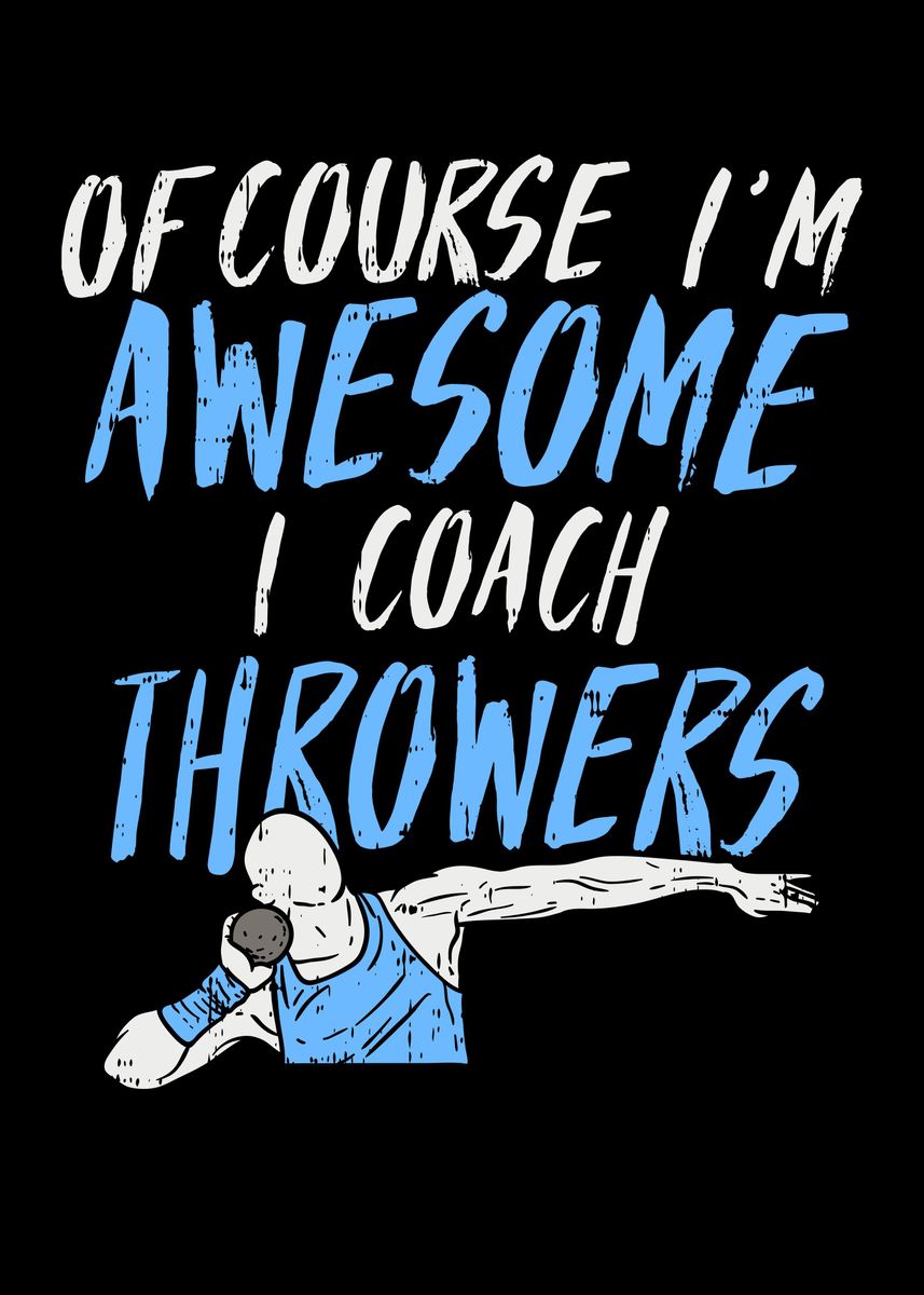 'Of Course Im Awesome I' Poster, picture, metal print, paint by Uwe ...