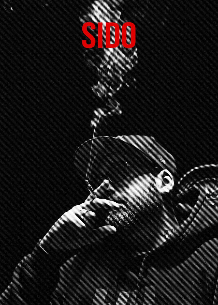 'sido' Poster, picture, metal print, paint by Bestselling Music Posters ...