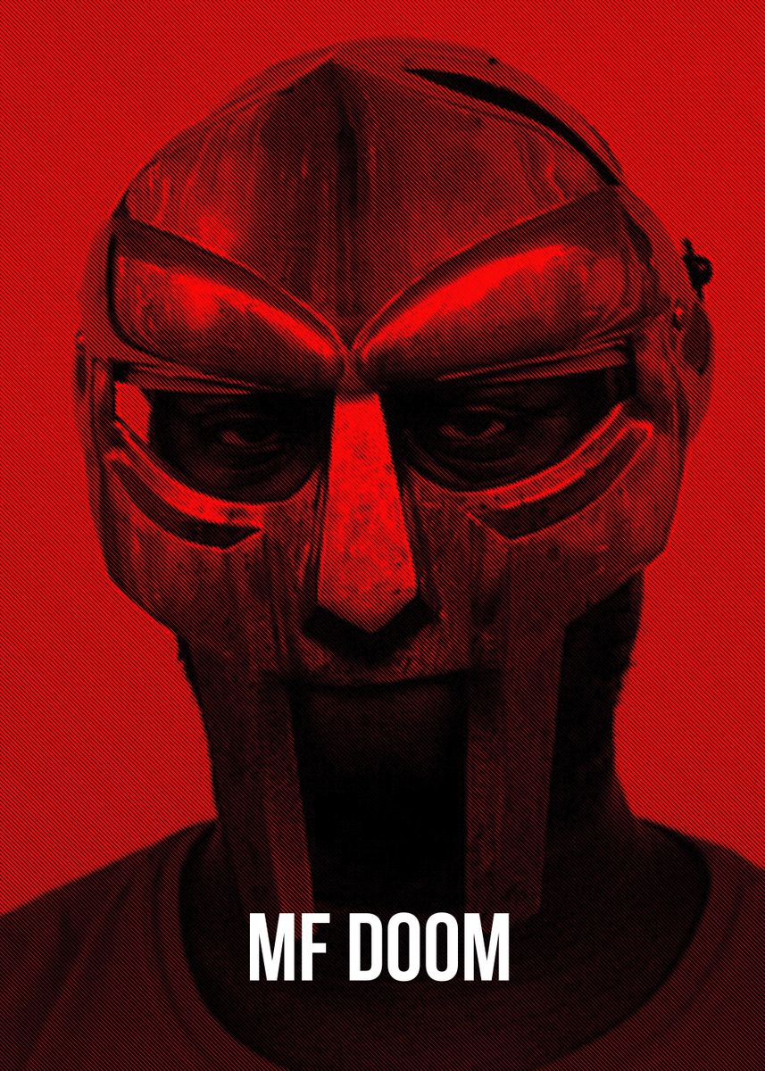 'mf doom' Poster, picture, metal print, paint by Bestselling Music ...