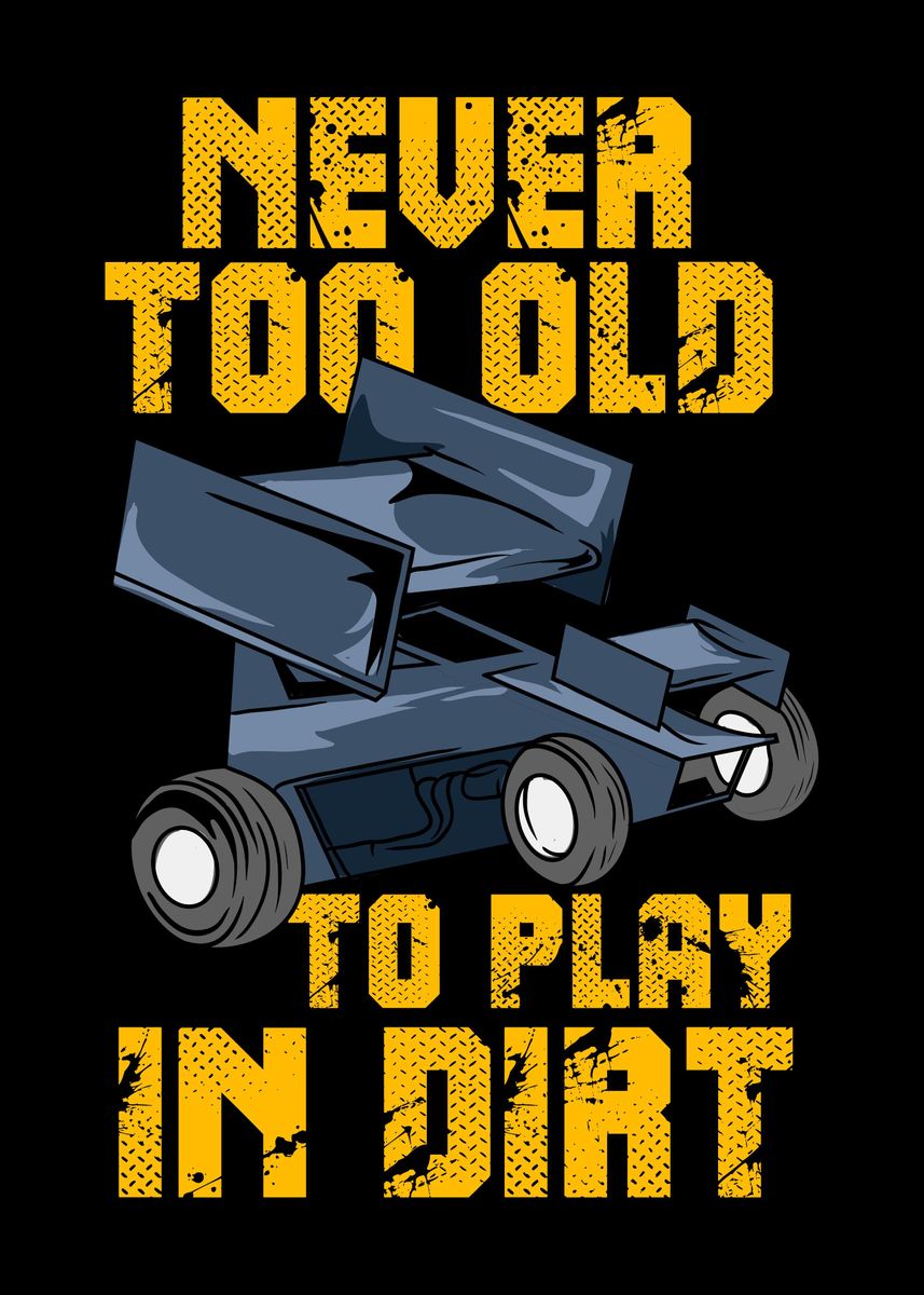 'Dirt Track Racing' Poster by EDventures | Displate