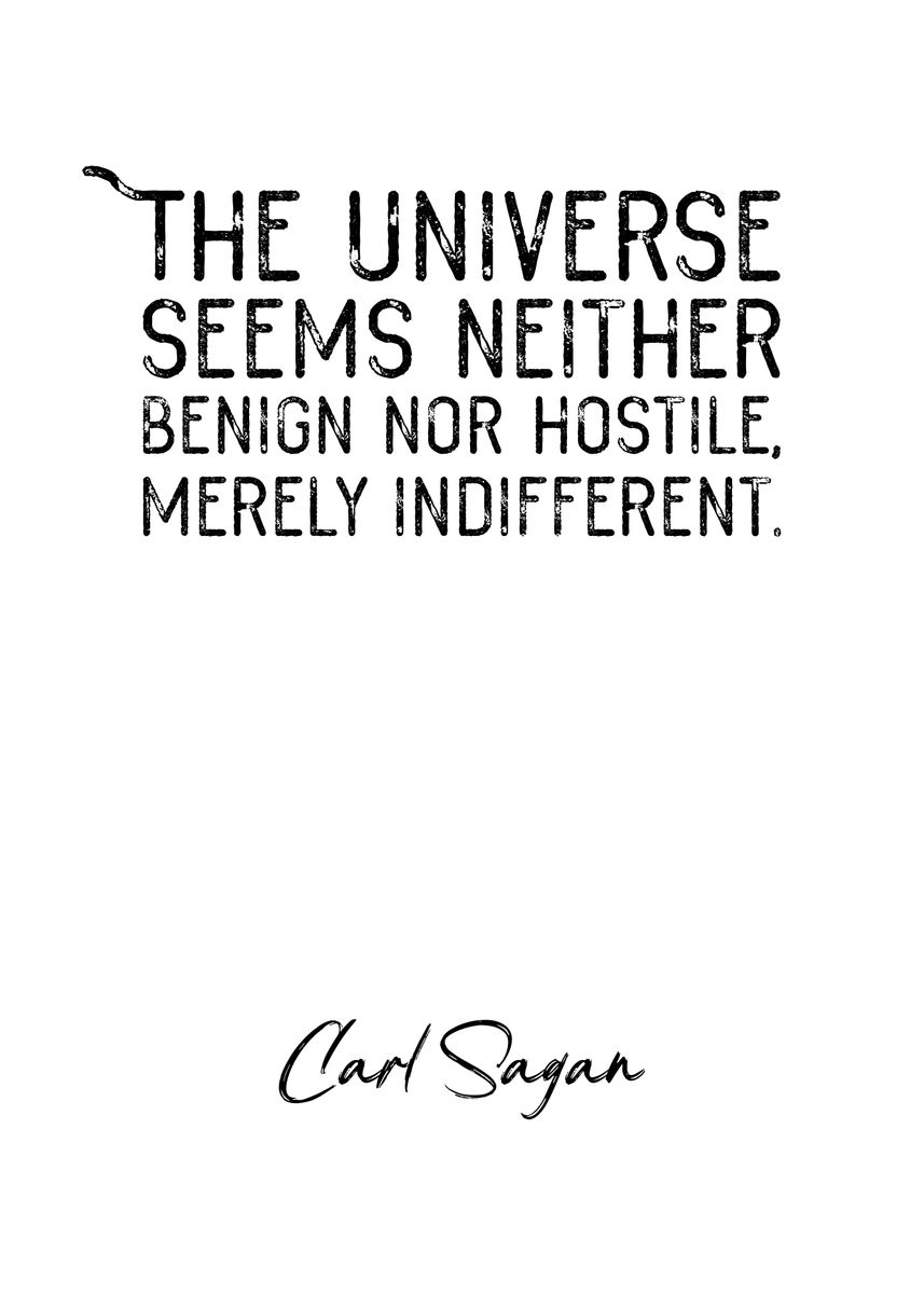 'Carl Sagan Quote 7' Poster, picture, metal print, paint by Quoteey ...