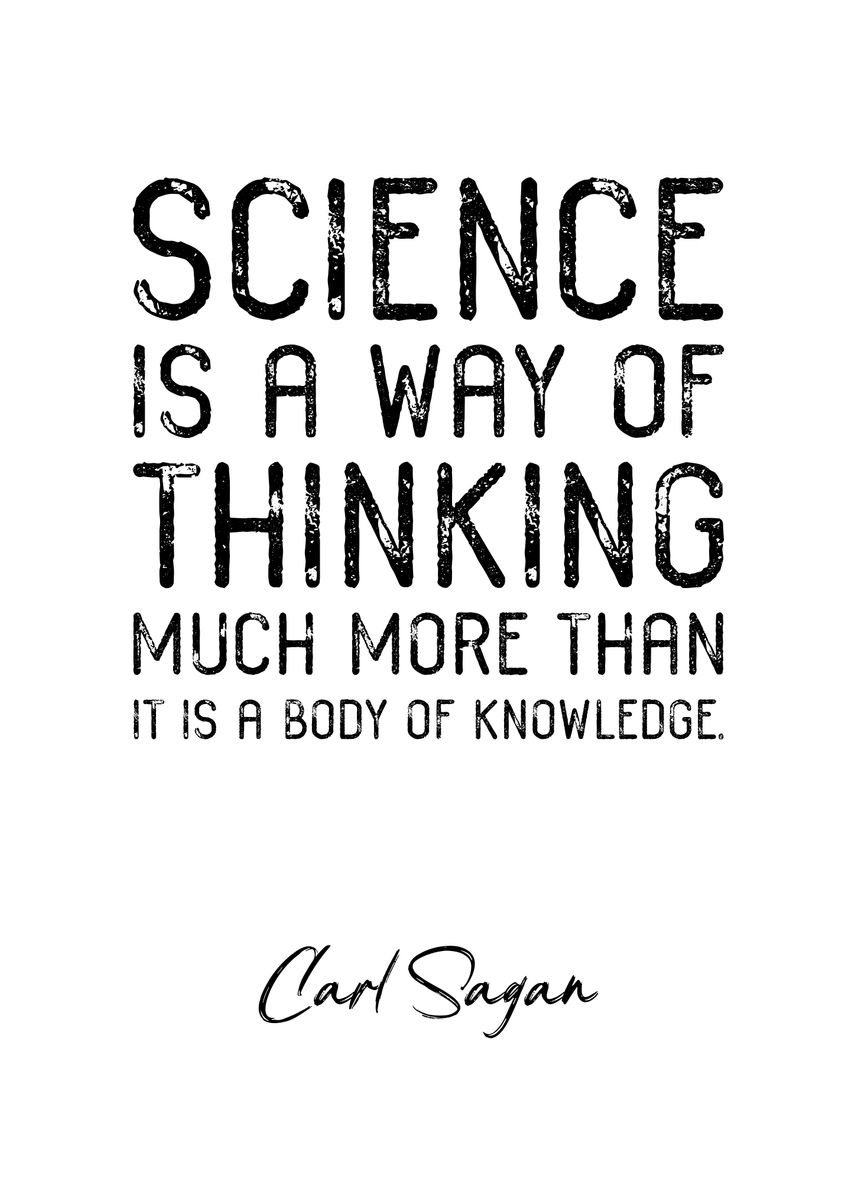 'Carl Sagan Quote 2' Poster, picture, metal print, paint by Quoteey ...