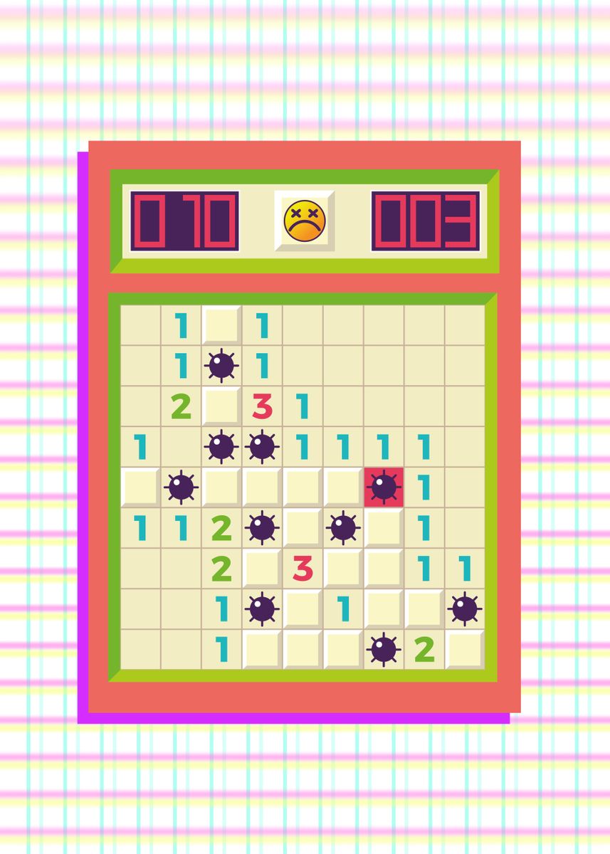 'Minesweeper Vector' Poster, picture, metal print, paint by Genesis ...