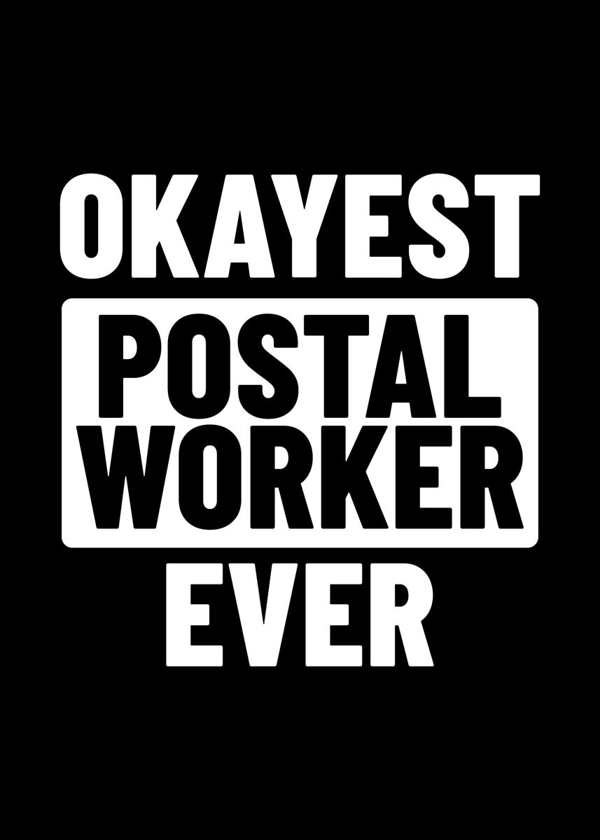 'Postal Worker Mailman' Poster by Mealla | Displate