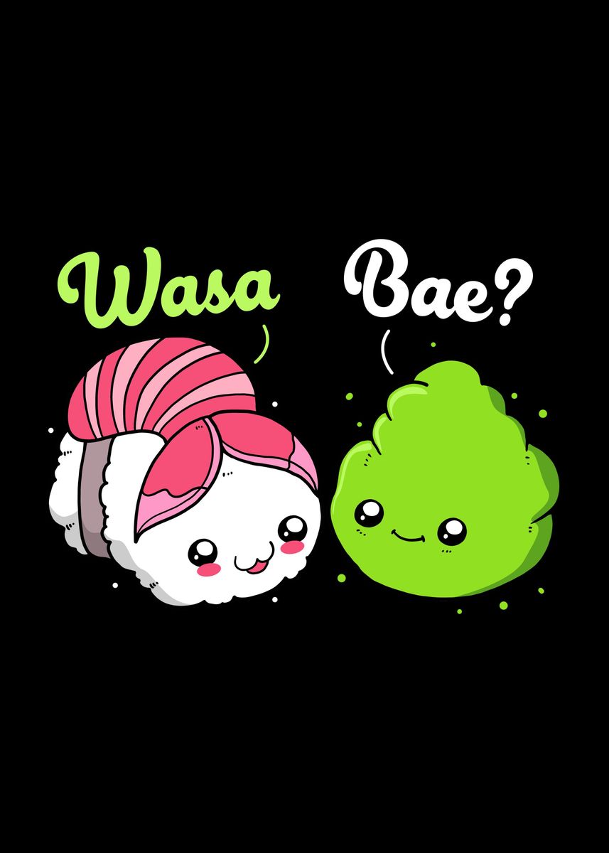 'Wasa Bae' Poster by FunnyGifts | Displate
