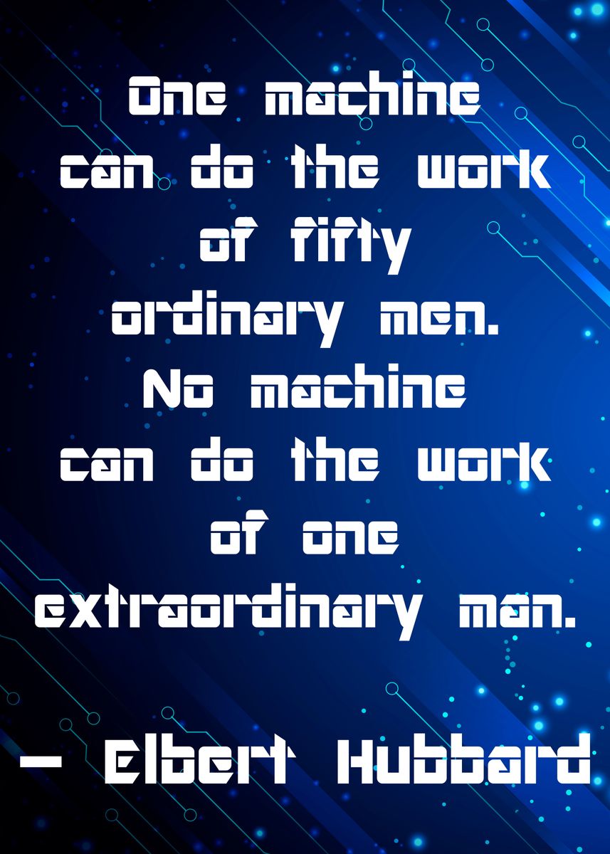 'Elbert Hubbard' Poster by Reflection Quotes | Displate