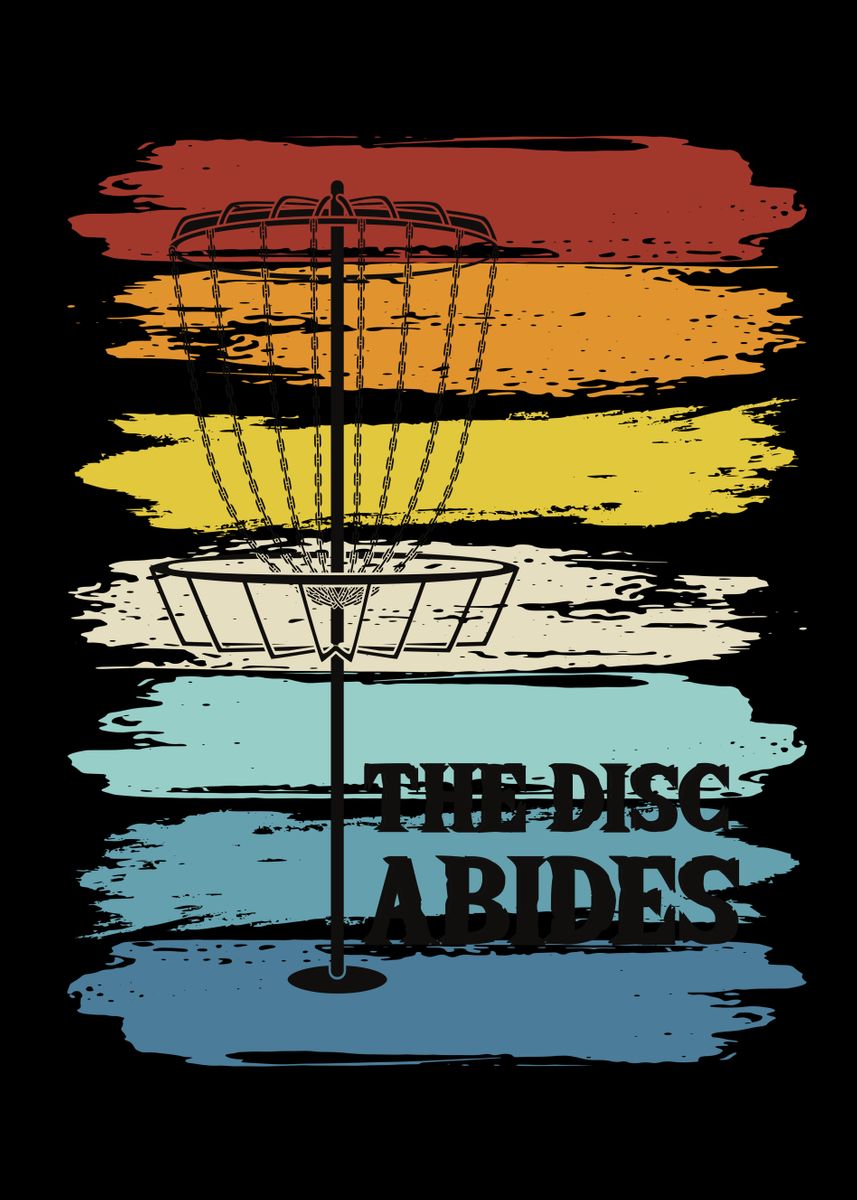 'Frisbee Golf Retro' Poster, picture, metal print, paint by Shiva121 ...