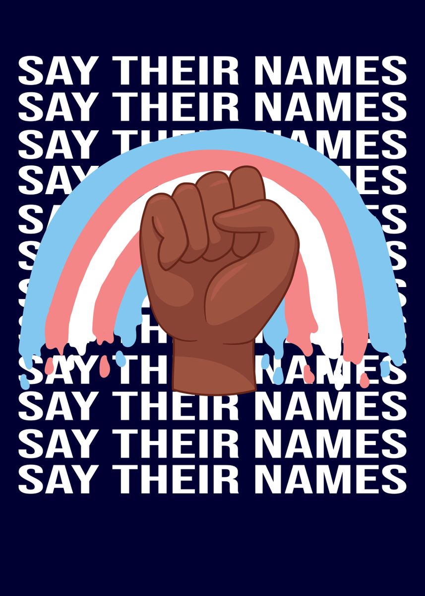 'Say Their Names' Poster by MzumO | Displate